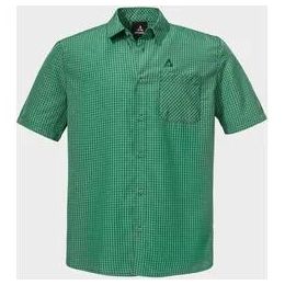 Sch&ouml;ffel Outdoorhemd SCH&Ouml;FFEL "CIRC Shirt Style Dalfoss MEN", Herren, Gr. 54, Normalgr&ouml;&szlig;en, 6995, gr&uuml;n, Oberstoff: 100% Polyester, V-Ausschnitt, Hemden
