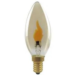 Segula LED-Filament "LED Kerze smokey grau, E14", smokey, L:10cm &Oslash;:3,5cm, Leuchtmittel