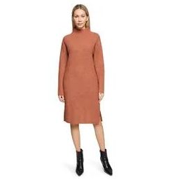 Strickkleid Cartoon "Damen mit Stehkragen", Damen, Gr. 46, Normalgr&ouml;&szlig;en, terra cotta, Obermaterial: 52% Polyester, 38% Polyacryl, 8% Wolle, 2% Elasthan, relaxed fit lang, Kleider Strickkleid