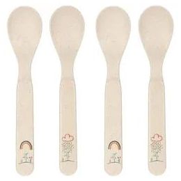 L&auml;ssig Kinderbesteck L&Auml;SSIG "Kinderl&ouml;ffel 13,5 4er Set", beige (garden explorer), Essbesteck-Sets