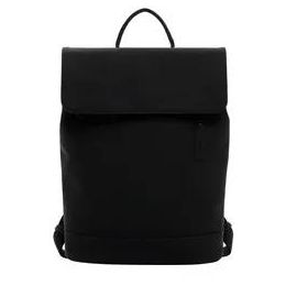 Emily & Noah Rucksack EMILY & NOAH "Rucksack E&N Le Havre RUE 09", Gr. B/H/T: 33cm x 36cm x 12cm, schwarz (schwarz 100), Obermaterial: 60% Polyurethan PU. 40% Polyester PES., Rucks&auml;cke Rucksack