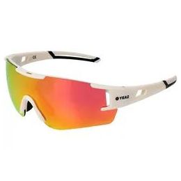 Sportbrille YEAZ "Sport-Sonnenbrille Creme White/Pink SUNBLOW", Damen, pink, Sonnenbrillen
