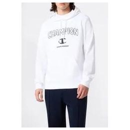 Kapuzensweatshirt Champion "Graphic Terry Hoodie", Herren, Gr. XXL, wht, Obermaterial: 55% Baumwolle, 45% Polyester, normal, Rundhals, Sweatshirts, sportlicher Stil, f&uuml;r Erwachsene, Rundhalsausschnitt
