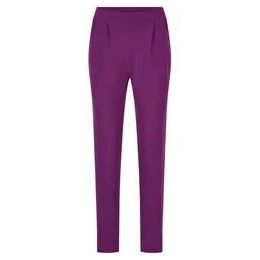 Schlupfhose GOLDNER "Kurzgr&ouml;&szlig;e Businesshose SARA mit Komfortbund", Damen, Gr. 24, K-Gr, pink (beere), Obermaterial: 95% Polyester PES. 5% Elasthan EL., normal, Hosen Schlupfhose, Temperaturausgleichende Eigenschaft