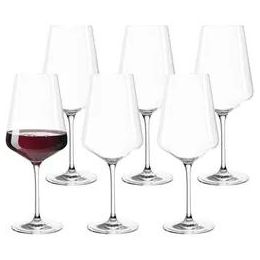 Rotweinglas Leonardo "Rotweingl&auml;ser Puccini 750 ml 6er Set transparent", bunt (transparent), Glas, Trinkgef&auml;&szlig;e, Rotweinglas
