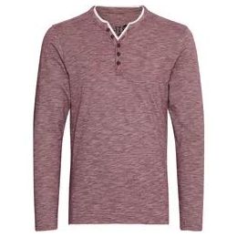 !Solid Longsleeve SOLID "Longsleeve SDBelagos", Herren, Gr. 3XL, rot (wine rot), Obermaterial: 100% Baumwolle CO., Shirts