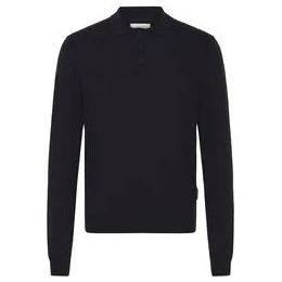 Longsleeve Casual Friday "Strickpullover CFFRODE", Herren, Gr. XL, schwarz (anthrazit schwarz), Obermaterial: 95% Baumwolle CO. 5% Kaschmir WS., Shirts