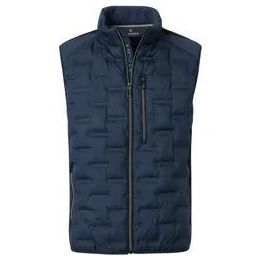 Steppweste Casamoda "Casamoda Steppweste uni", Herren, Gr. 5XL, dunkelblau, 100% Polyester, Westen Steppweste