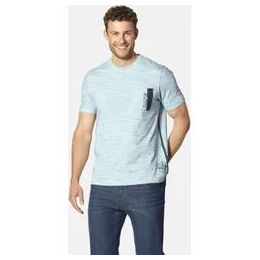 T-Shirt Babista "T-Shirt EDIZOTTO", Damen, Gr. M, blau (hellblau melange), Obermaterial: 85% Baumwolle CO. 15% Polyester COOLMAX PES(Coolmax)., Shirts T-Shirt