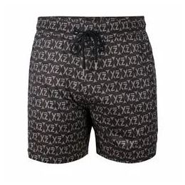 Badeshorts YEAZ "Badeshorts SEASHEY", Herren, Gr. XXL, US, schwarz, Obermaterial: 97% Polyester PES. 3% Elasthan EL., Badehosen Badeshorts