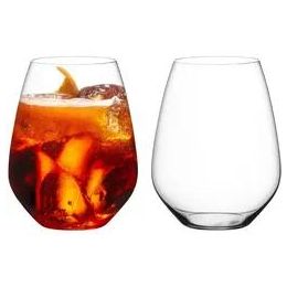 Glas "Universalbecher Veloce 550 ml 2er Set transparent", bunt (transparent), Glas, RIEDEL THE WINE GLASS COMPANY, Trinkgef&auml;&szlig;e, Kaffeetasse