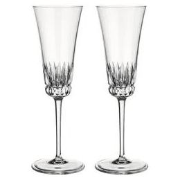 Villeroy & Boch Sektglas VILLEROY & BOCH "Sektgl&auml;ser Grand Royal 120 ml 2er Set transparent", bunt (transparent), Glas, Trinkgef&auml;&szlig;e