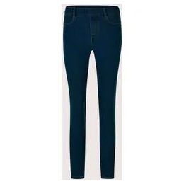 Madeleine Mode Regular-fit-Jeans MADELEINE "Jeggings Denim-Leggings mit Schlupfbund", Damen, Gr. 38, N-Gr, blau (dunkelblau), Obermaterial: 57% Baumwolle CO. 21% Lyocell CLY. 17% Polyester PES. 5% Elasthan EL., Modern, Jeans