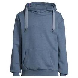 Kapuzenpullover SALZHAUT "Hoodie HEFF", Herren, Gr. XXL, blau (jeans blau), Obermaterial: 55% Baumwolle CO. 45% Polyester PES., Pullover Kapuzenpullover