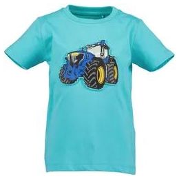 T-Shirt Blue Seven "Blue Seven T-Shirt", Jungen, Gr. 110, 6650, lagune, 100% Baumwolle, normal, Rundhals, Shirts T-Shirt