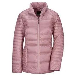 Steppjacke GOLDNER "&Uuml;bergangsjacke mit Muster-Mix", Damen, Gr. 54, rosa (ros&eacute;), Obermaterial: 100% Polyamid PA., gerade, Jacken Steppjacke, RV Taschen