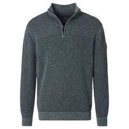 Troyer Casamoda "Casamoda Stricktroyer uni", Herren, Gr. 3XL, dunkelgr&uuml;n, 100% Baumwolle, Pullover Troyer