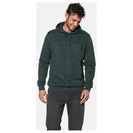 Kapuzensweatshirt Babista "Sweatshirt CORLIAN", Herren, Gr. L, blau (petrol melange), Obermaterial: 90% Baumwolle CO. 10% Polyester COOLMAX PES(Coolmax)., Sweatshirts