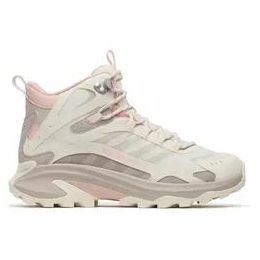 Wanderschuh Merrell "MOAB SPEED 2 MID GTX", Damen, Gr. 42, marble pink, Synthetik, Schuhe Wanderschuh, wasserdicht dank Gore-Tex Membrane, mit Vibram Sohle