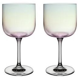 Villeroy & Boch Weinglas "Weingl&auml;ser Like Glass 270 ml 2er Set", bunt (pearl), 2 tlg., Glas, LIKE. BY VILLEROY & BOCH, Trinkgef&auml;&szlig;e, Weinglas