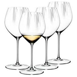 Wei&szlig;weinglas "Chardonnay Gl&auml;ser Performance 727 ml 4er Set transparent", bunt (transparent), Glas, RIEDEL THE WINE GLASS COMPANY, Trinkgef&auml;&szlig;e, Wei&szlig;weinglas