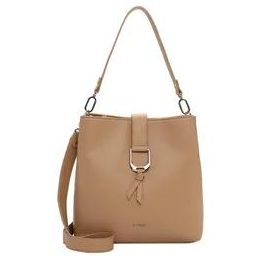 Beuteltasche SURI FREY "Beutel SFY Keely", Damen, Gr. B/H/T: 28cm x 29cm x 12,5cm 0, beige (sand 420), Polyurethan, Taschen Beuteltasche