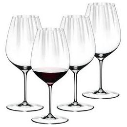 Rotweinglas "Cabernet / Merlotgl&auml;ser Performance 834 ml 4er Set transparent", bunt (transparent), Glas, Riedel THE WINE GLASS COMPANY, Trinkgef&auml;&szlig;e, Rotweinglas