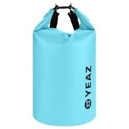Packsack YEAZ "Wasserfester Packsack 40L ISAR", Gr. 40, blau (hellblau), Obermaterial: 100% PVC PVC., Taschen
