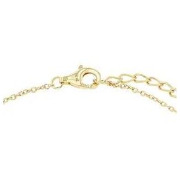 Armband Amor "Schmuck Geschenk, Schleife", gelbgoldfarben, Armb&auml;nder, Damen, 20cm, Silber 925 (Sterlingsilber), Armband
