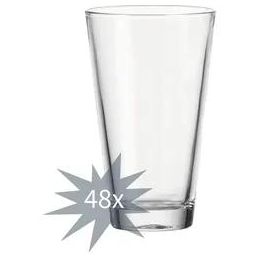 Glas Leonardo "Trinkgl&auml;ser Ciao 300 ml 48er Set transparent", bunt (transparent), Glas, Trinkgef&auml;&szlig;e, Kaffeetasse