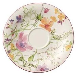 Villeroy & Boch Untertasse VILLEROY & BOCH "Fr&uuml;hst&uuml;cksuntertasse Mariefleur Basic &oslash; 19 cm bunt", bunt, L:19cm, Speiseteller