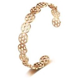 Armreif AILORIA "Armreif ALYNA", gold (ros&eacute;gold), Armb&auml;nder, Damen, Edelstahl, Armreif