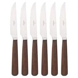 Villeroy & Boch Besteck-Set VILLEROY & BOCH "Steakmesser Texas 23,5 cm 6er Set silber", silber, 6 tlg., Essbesteck-Sets