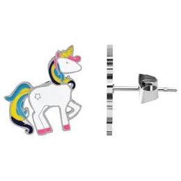 Adelia&acute;s Kette ohne Anh&auml;nger ADELIA ́S "M&auml;dchen Halskette &ndash; Ankerkette Einhorn aus Edelstahl 43 cm", silber, Halsketten, M&auml;dchen, 43cm, Edelstahl, Ideal zum Verschenken &ndash; schlicht und stilvoll