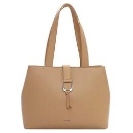 Shopper SURI FREY "Shopper SFY Keely", Damen, Gr. B/H/T: 39,5cm x 29cm x 12cm 0, beige (sand 420), Polyurethan, Taschen Shopper