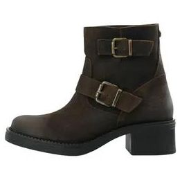 Ca'Shott Stiefel CA'SHOTT "Ca'Shott Ankle boots CSRIKKE", Damen, Gr. 38, Normalschaft, schwarz braun, Obermaterial: 100% Synthetik, Schuhe Stiefel