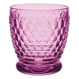 Villeroy & Boch Whiskyglas VILLEROY & BOCH "Becher Boston Coloured 330 ml", pink (berry), Glas, Trinkgef&auml;&szlig;e, Whiskyglas