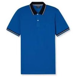 Poloshirt OLYMP "OLYMP Casual Wirk", Damen, Gr. S, blau, 100% Baumwolle, Shirts