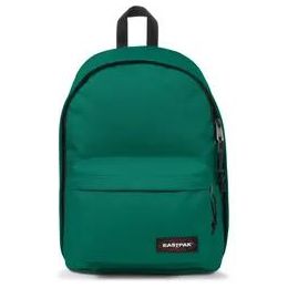 Freizeitrucksack Eastpak "OUT OF OFFICE Aviator Blue", Gr. B/H/T: 29,5cm x 44cm x 22cm, dunkelgr&uuml;n, Textil, unifarben, Rucks&auml;cke Freizeitrucksack, Unisex Schulrucksack, Businessrucksack mit Logo-Aufn&auml;her