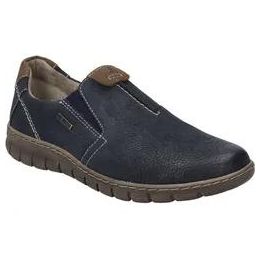 Slipper Josef Seibel "Steffi 65, ocean-kombi", Damen, Gr. 37, blau (ocean, kombi), Obermaterial: 100% Rindsleder Leather cow., Schuhe Slipper