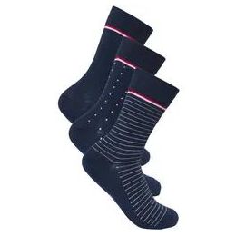 Only & Sons Freizeitsocken ONLY & SONS "ONSBASIC COTTON SOCK 3 PACK NOOS", Herren, Gr. 43/46, navy blazer pack:navy blazer pattern, Baumwollmischung, gemustert, Socken, Baumwollmischung