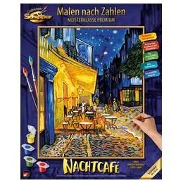 Malen nach Zahlen Schipper "Das Nachtcaf&eacute; nach Vincent van Gogh (1853 - 1890)", bunt, Malvorlagen, KinderB:40cm H:50cm, Karton, Meisterklasse Premium, B:40cm H:50cm