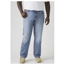 Levi's Straight-Jeans LEVI'S PLUS "501 LEVI'SORIGINAL B&T", Herren, Gr. 42, L&auml;nge 32, forgot your stretch, Denim/Jeans, Obermaterial: 99% Baumwolle, 1% Elasthan, straight fit, Jeans Straight-Jeans