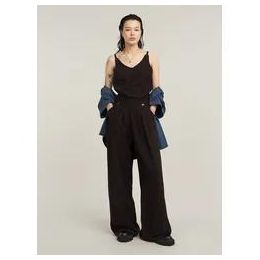 G-Star Raw Jumpsuit G-STAR "Fluid Strap Jumpsuit", Damen, Gr. XS, Normalgr&ouml;&szlig;en, dk schwarz, Obermaterial: 90% Viskose, 10% Polyester, Overalls Jumpsuit