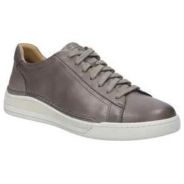 Sneaker Josef Seibel "Cleve 02, asphalt", Herren, Gr. 45, grau (asphalt), Obermaterial: 100% Rindsleder Leather cow., Schuhe Sneaker