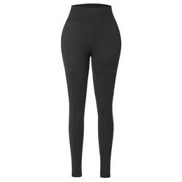 Leggings YEAZ "Leggings FLEX", Damen, Gr. XS, US, schwarz, Obermaterial: 90% Polyamid PA. 10% Elasthan EL., Hosen Leggings