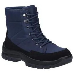 Stiefelette Josef Seibel "Alaska 50, schwarz-blau", Damen, Gr. 40, schwarz (schwarz, blau), Obermaterial: 100% Textilmaterial TEXMAT., Schuhe Stiefelette