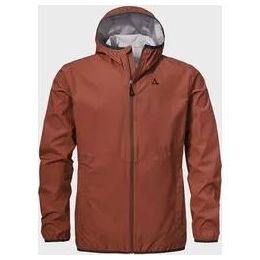Sch&ouml;ffel Outdoorjacke SCH&Ouml;FFEL "Jacket Style Migandi MNS", Herren, Gr. 50, 5590, rot, Oberstoff: 100% Polyester; (Membran: Thermoplastisches Polyurethan), regular fit, hoch geschlossener Ausschnitt, Jacken Outdoorjacke