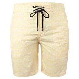 Badeshorts YEAZ "Badeshorts DAZZERS", Herren, Gr. M, US, gelb, Obermaterial: 97% Polyester PES. 3% Elasthan EL., Badehosen Badeshorts