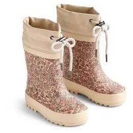 Stiefel Wheat "Wheat Rubber Boot Thermo Print", Damen, Gr. 29, rose dust flowers, Schuhe Stiefel
